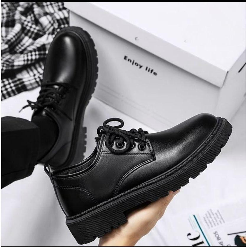 Jual Kenfa - Sefron Black Sepatu Formal Pria Wanita Casual Kerja Kantor ...
