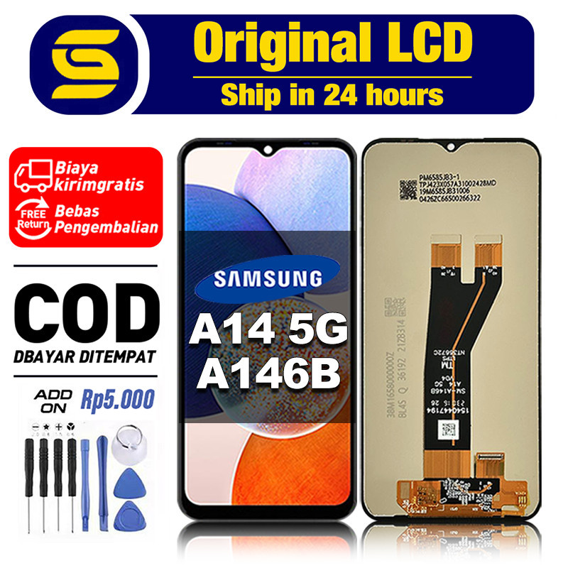 Jual LCD SAMSUNG A14 5G A146B Original Touchscreen Fullset Compatible For Glass Digitizer ori ...