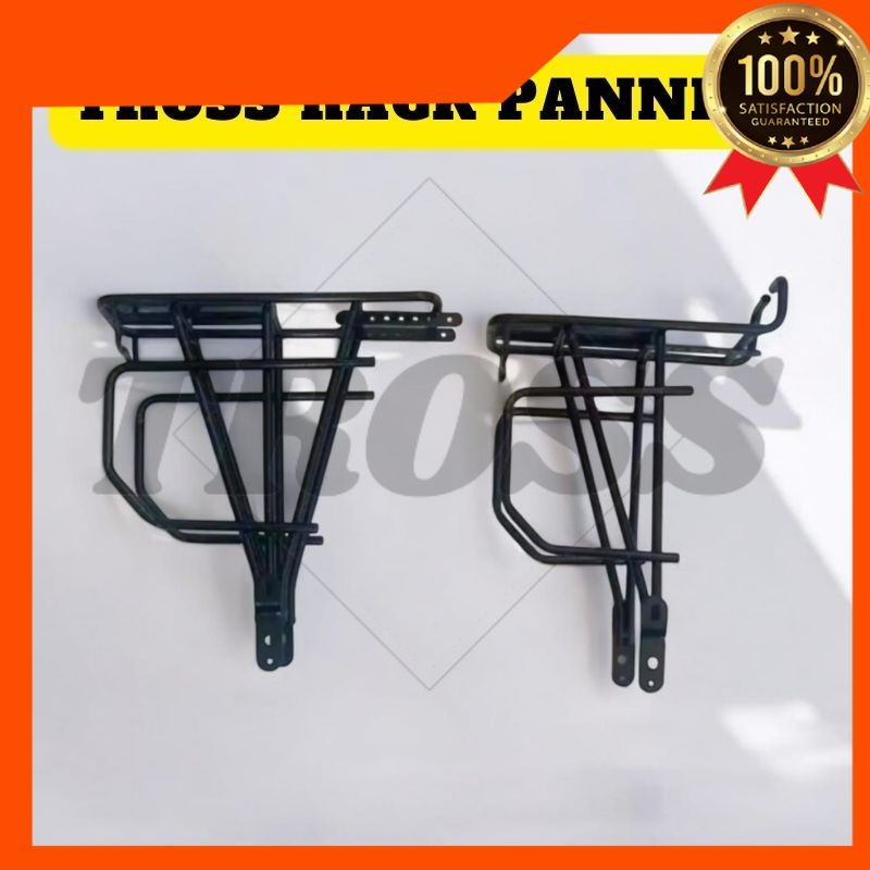 Jual Rack Pannier Rak Boncengan Sepeda Bagasi Touring Depan Belakang ...