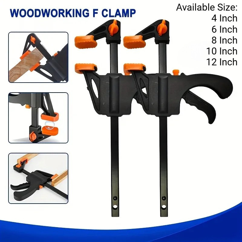 Jual F Clamp Klem F Alat Penjepit Kayu Model F with Quick Release 4" 6 ...