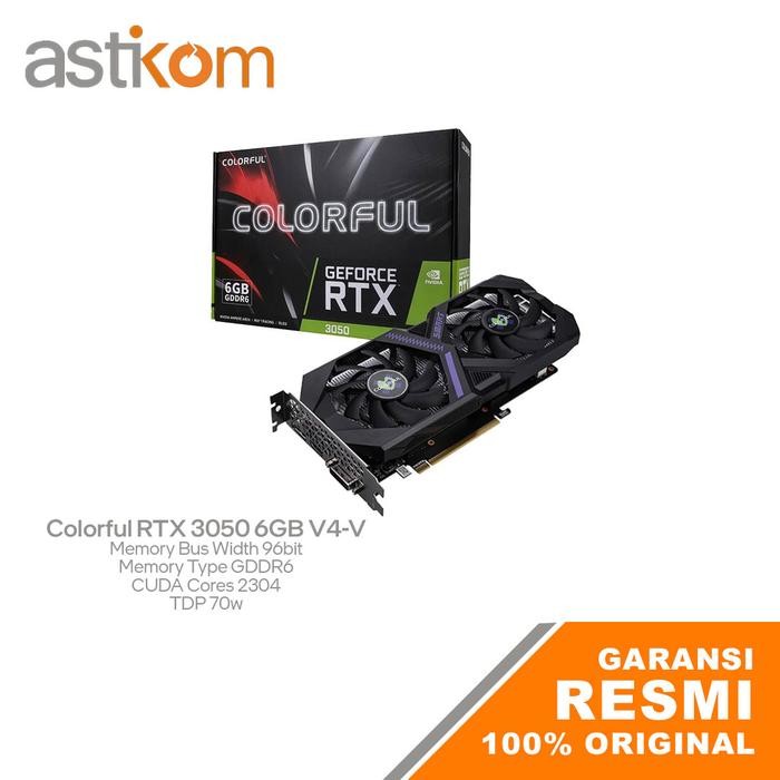 Jual VGA Colorful RTX 3050 6GB V4-V GDDR6 | Shopee Indonesia