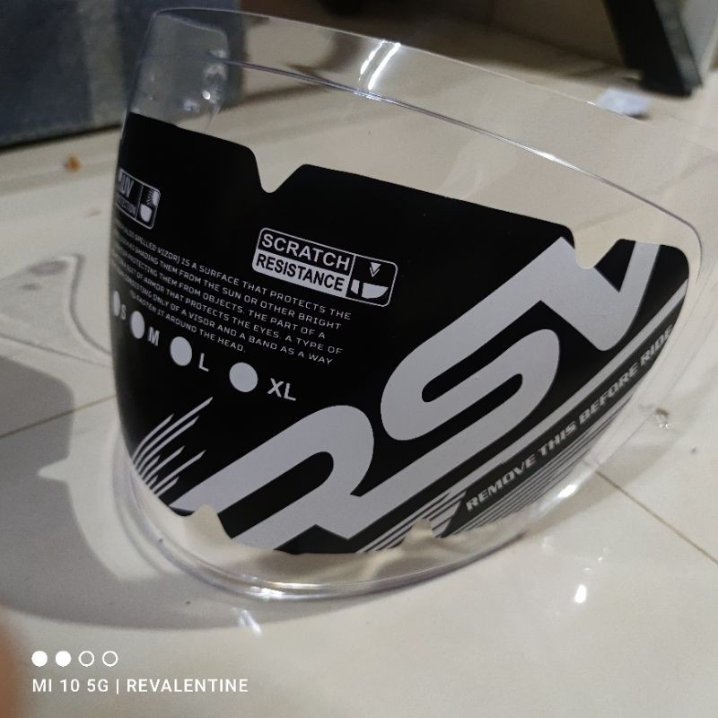 Jual Visor RSV New Windtail & SV300 Clear Original | Kaca Helm Clear ...