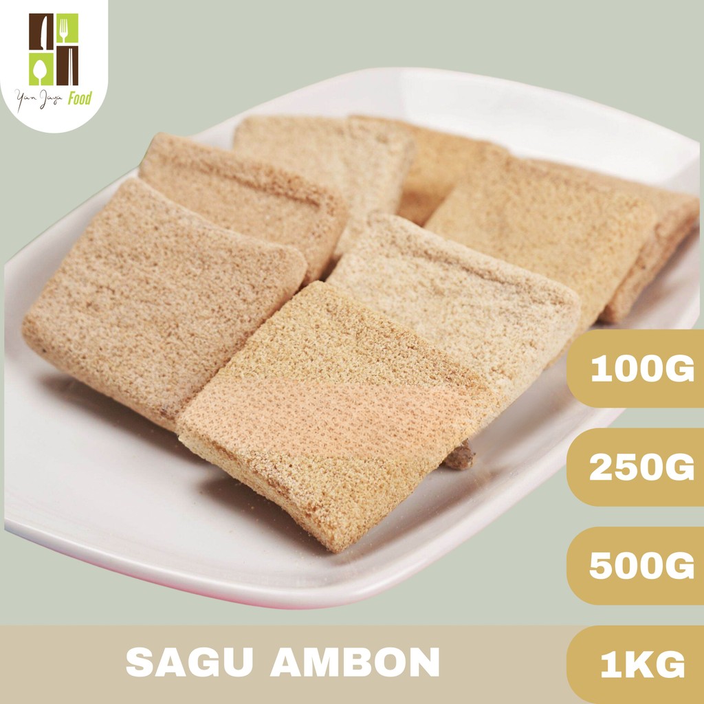 Jual Sagu Ambon / Sagu Lempeng / Cemilan Manis Kemasan Repack 1kg ...