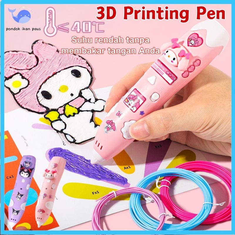Jual [Pengiriman Jakarta] 3D Pen Pena Printer/Wireless 3D Pena cetak ...