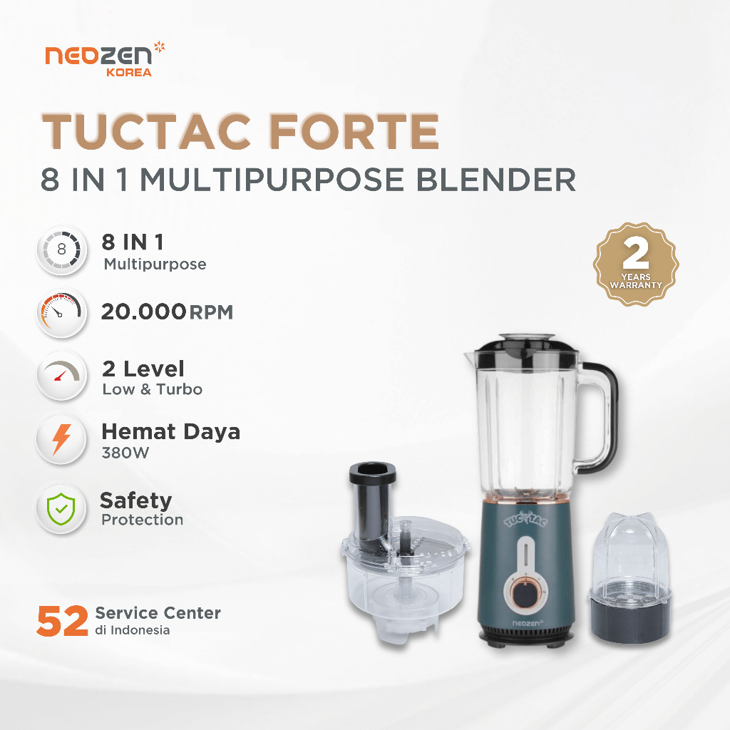 Jual Neozen TucTac Forte - Multi Purpose Blender - Pine Green | Shopee ...