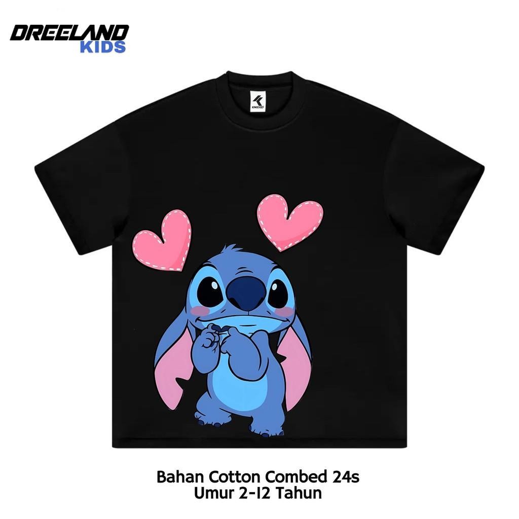 Jual Dreeland Kids Kaos Anak Baju Anak Stitch V3 / Kaos Tshit Stitch ...