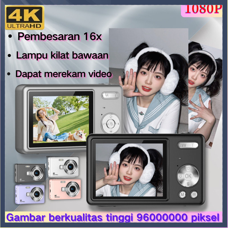 Jual 【COD】Camera Digital /Digicam Kamera Pocket 4K/ 48MP Kamera Digital ...