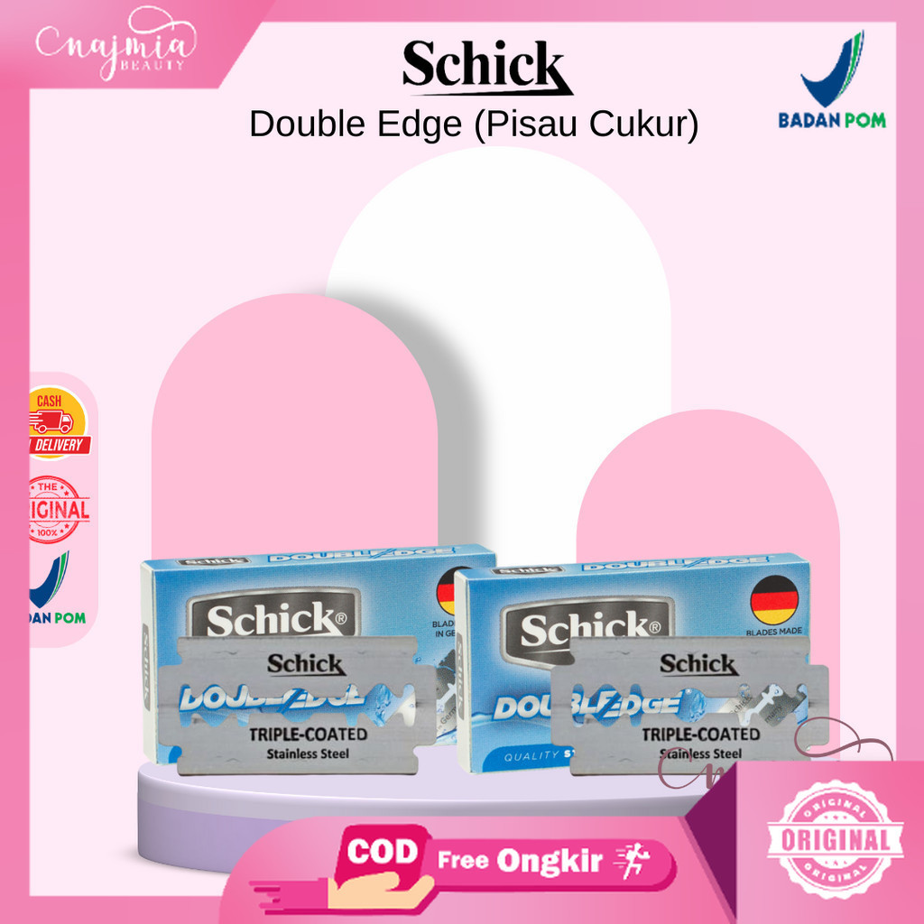 Jual Najmia (Beli 2 lbh murah) Schick Double Edge - Pisau Cukur ...