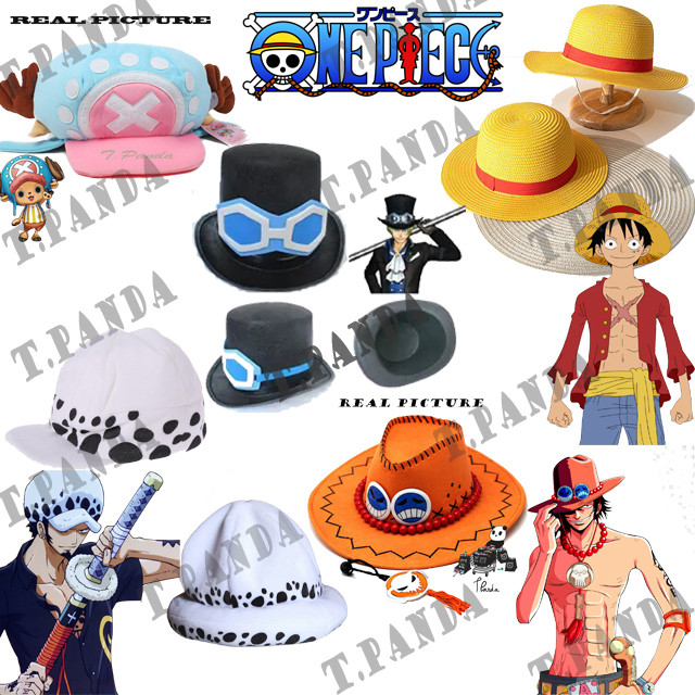 Jual TP Topi ONE PIECE Jerami Mugiwara no Luffy, Portgas D ACE ...