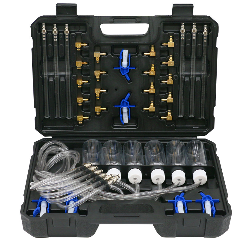 Jual Diesel engine injector flow meter test kit 6-cylinder common rail ...