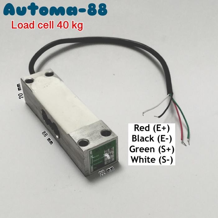 Jual AUTO Loadcell 40kg Load cell 40 kg Spare Part Sensor Timbangan ...