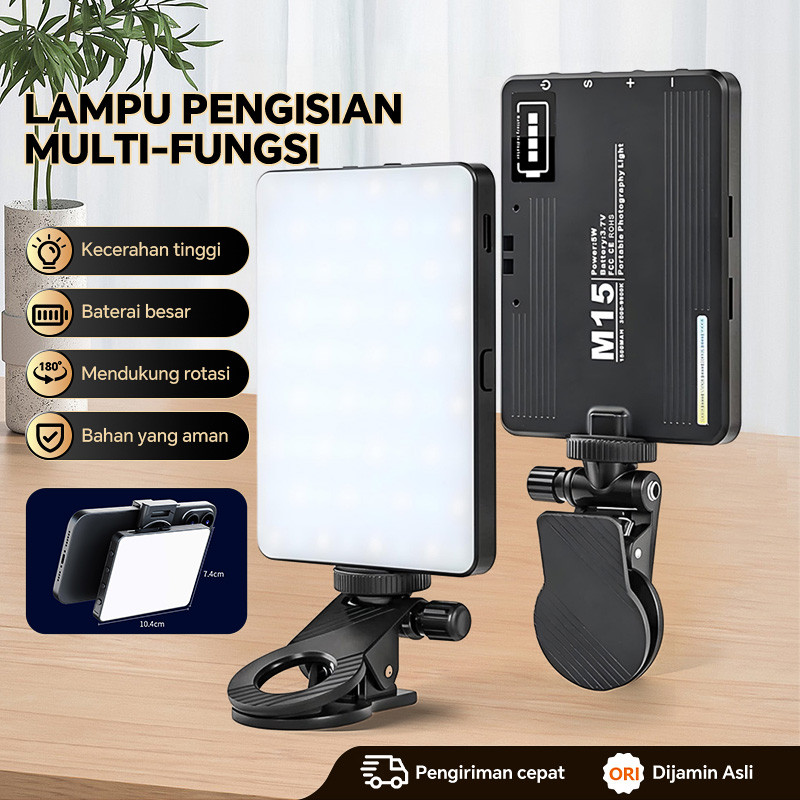Jual MISENI Lampu Dengan Klip Handphone Ring Light Portabel Original ...