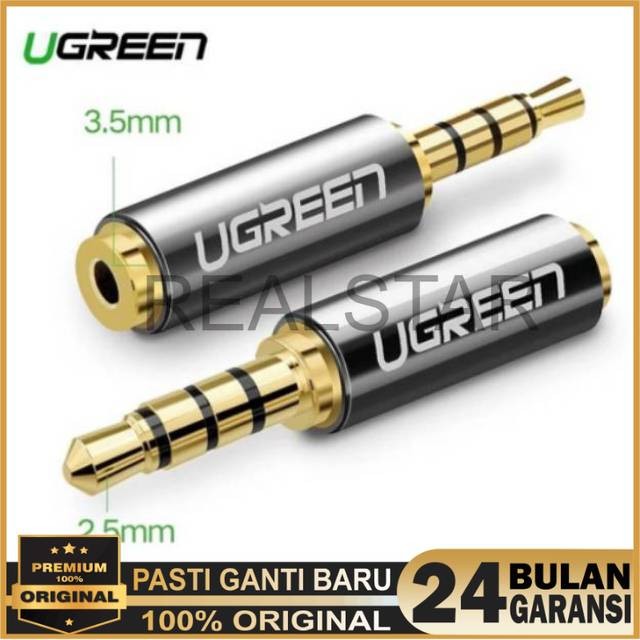 Jual Ugreen 20501 Connector Aux 3.5mm Female to Jack 2.5mm Male - Konverter 2.5mm Ugreen Aux 3 ...