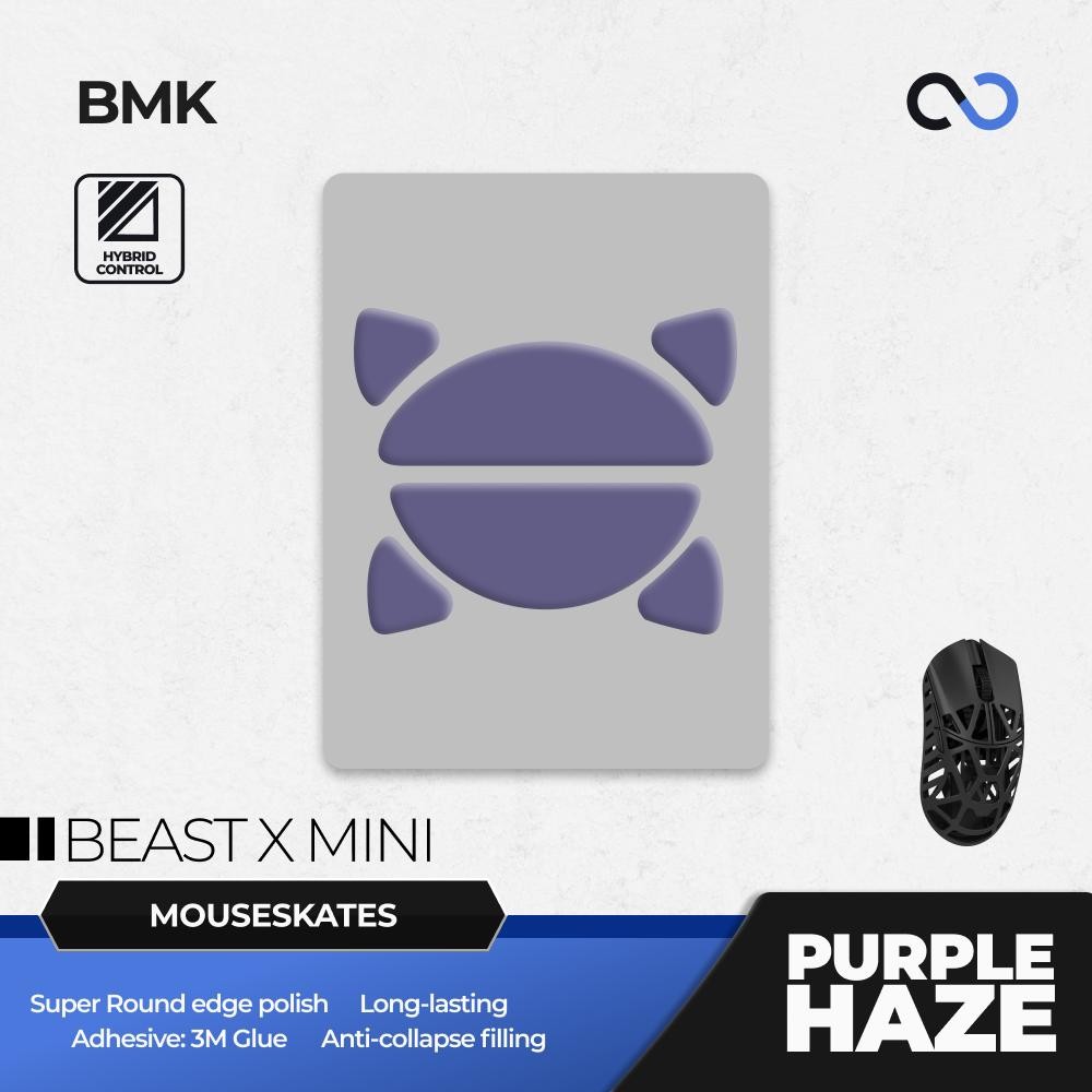 Jual BMK Purple Haze Pro WLMouse Beast X Mini Mouse Feet / Mouse Skate ...