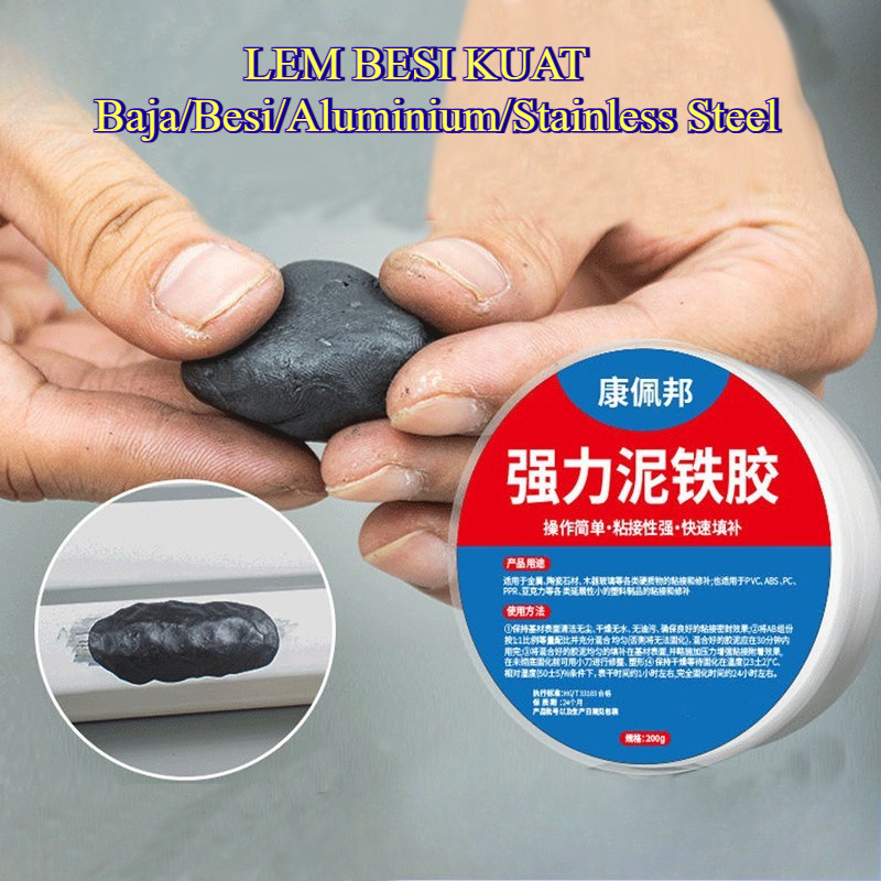 Jual 100g Lem Perekat Super Pasta Perbaikan Metal Casting Glue Lem Besi ...