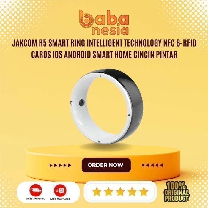 Jual JAKCOM R5 Smart Ring Intelligent Technology NFC 6-RFID Cards IOS ...