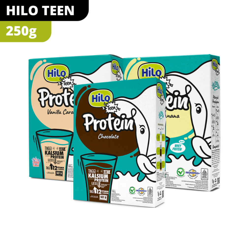 Jual Hilo Teen Susu Protein 250gr - Susu Tinggi Protein Dan Kalsium ...