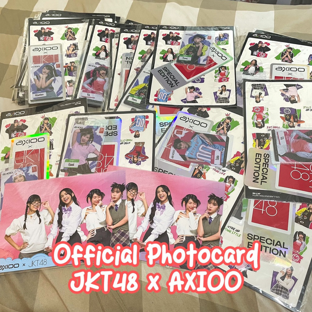 Jual OFFICIAL SET PHOTOCARD JKT48 AXIOO + FREE STICKER | Shopee Indonesia