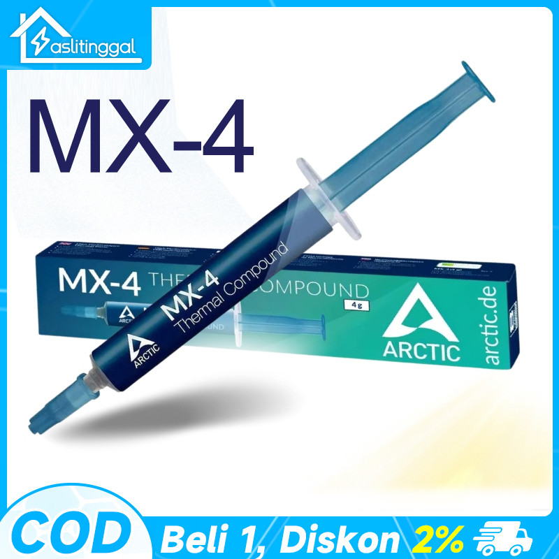 Jual Thermal Paste ARCTIC MX-4 (4 Gram) - MX4 HIGHEST Performance | Thermal Pasta Arctic MX4 ...