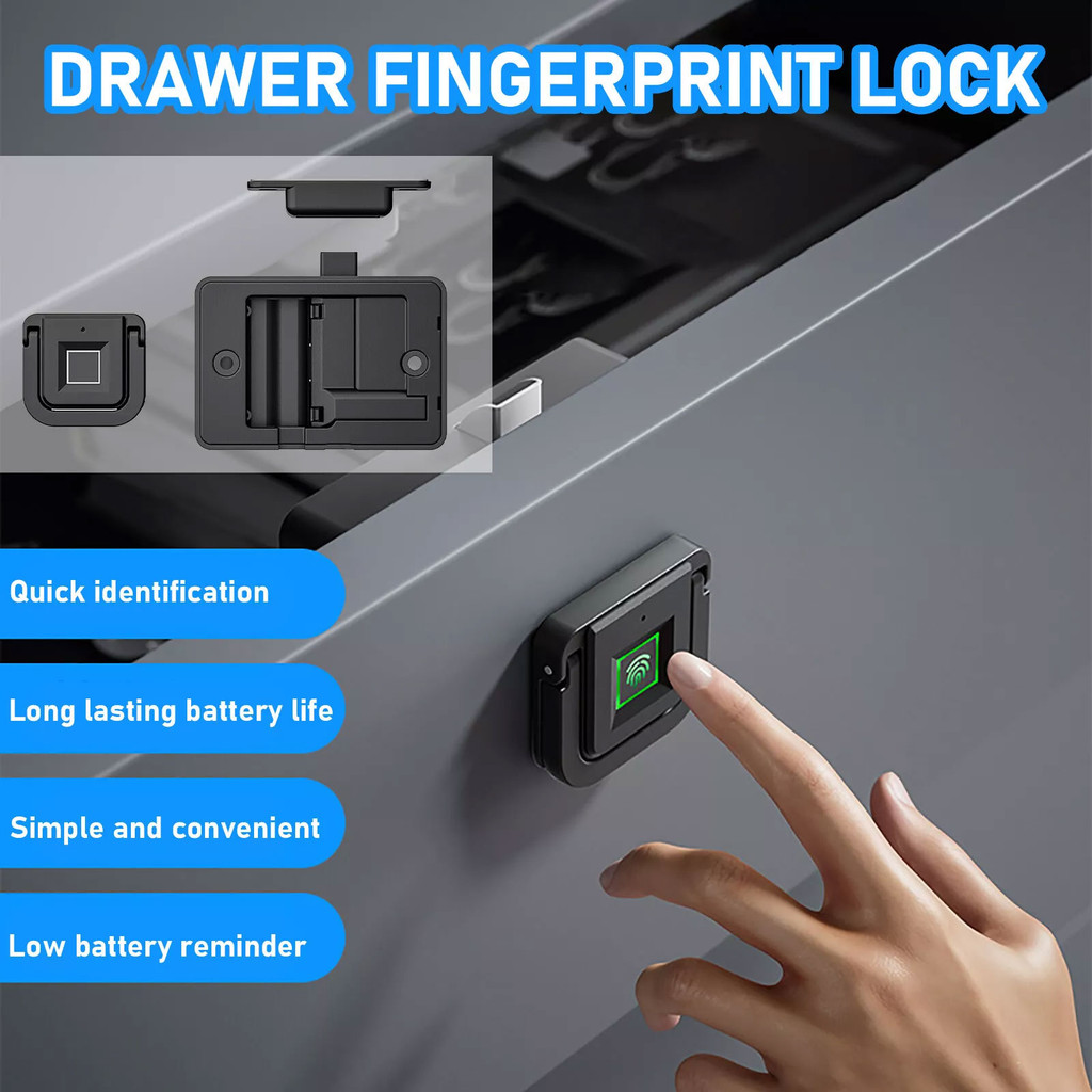 Jual Smart Lock Cabinet Locker Fingerprint Kunci Lemari Digital / Kunci ...
