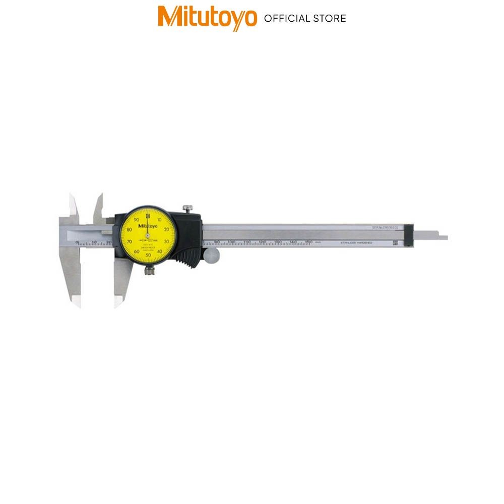 Jual Mitutoyo Alat Ukur Dial Caliper 0-200 mm/0.01 mm 505-733 Caliper ...