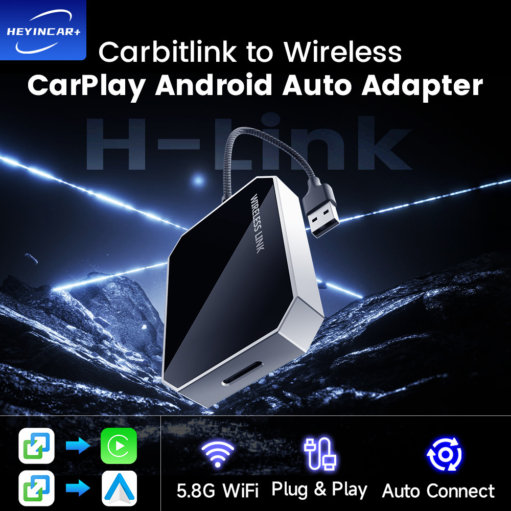 Jual New HEYINCAR Carbitlink to Wireless Android atuo adapter Carplay ...