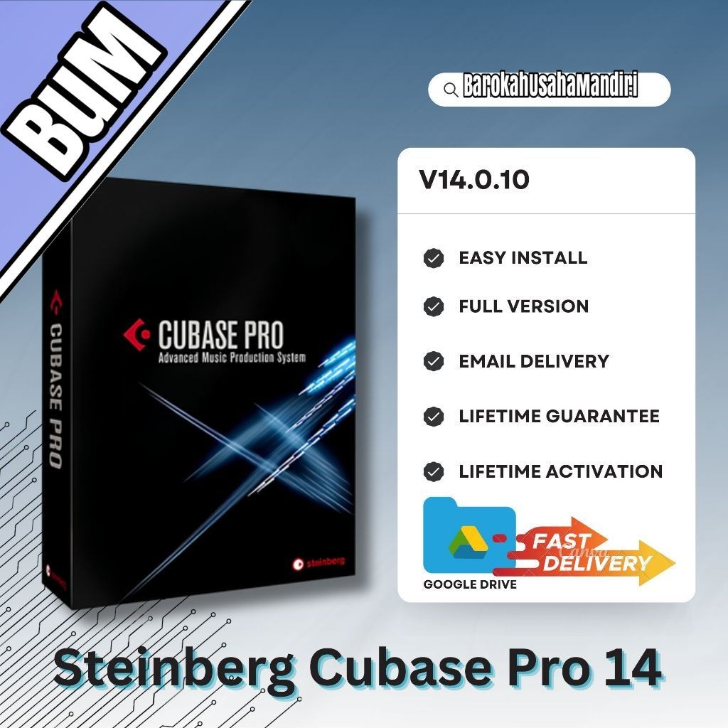 Jual Win Mac Steinberg Cubase Pro V14 0 10 Full Version Versi