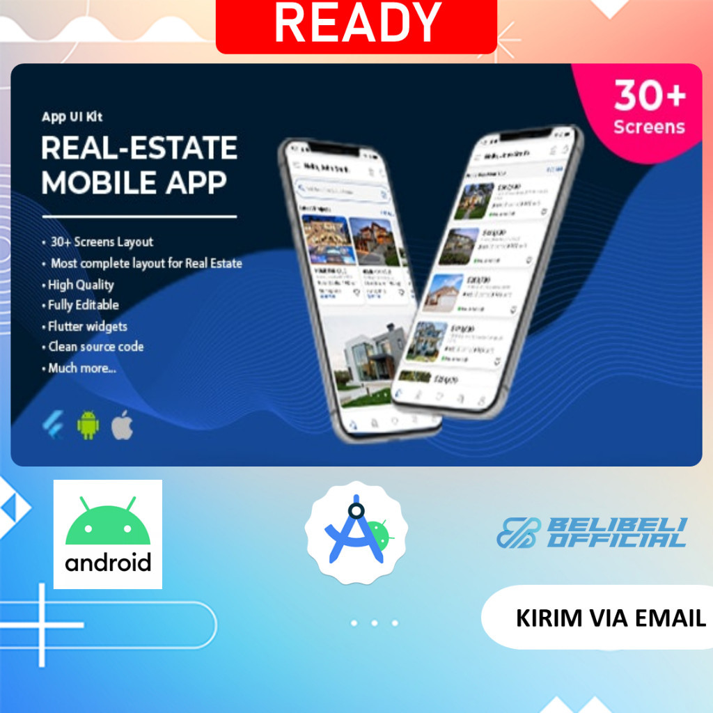 Jual Flutter Template - onProperty - Real Estate App Template for ...