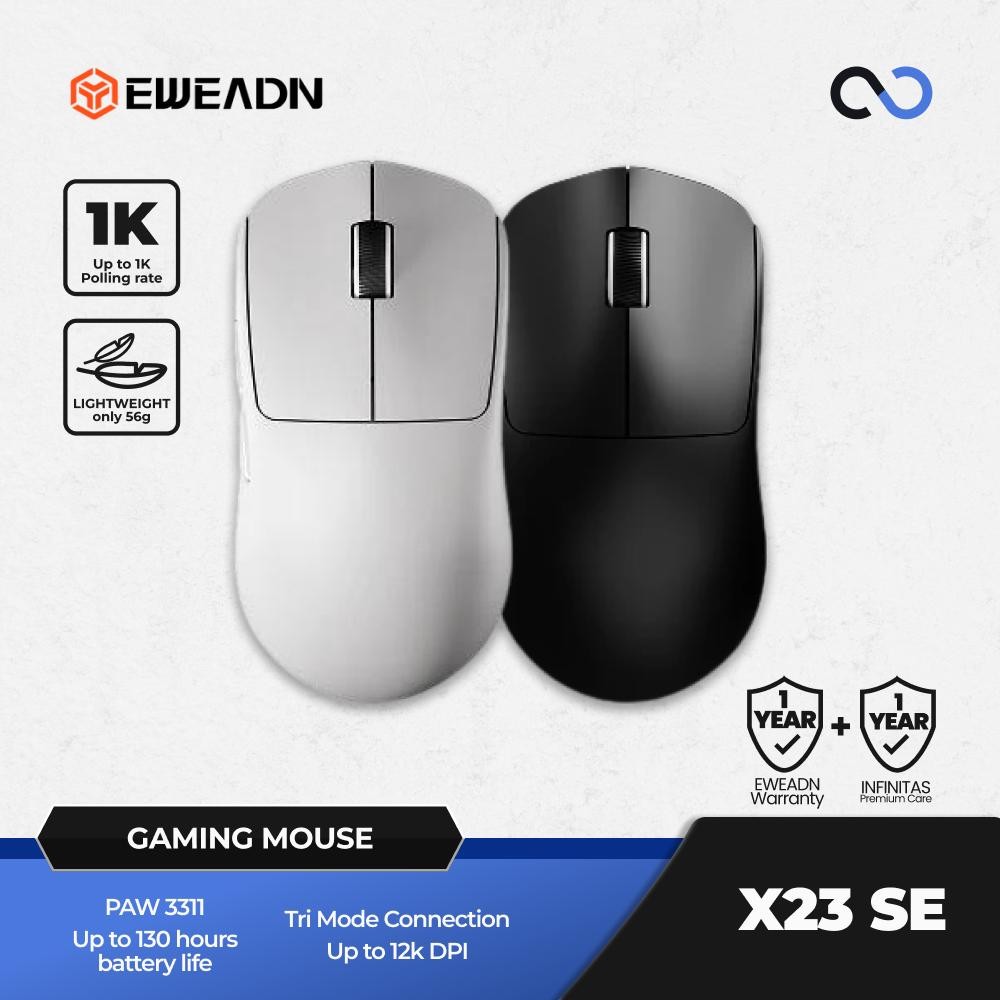 Jual EWEADN X23 SE Wireless Light Weight Ambidextrous Gaming Mouse ...