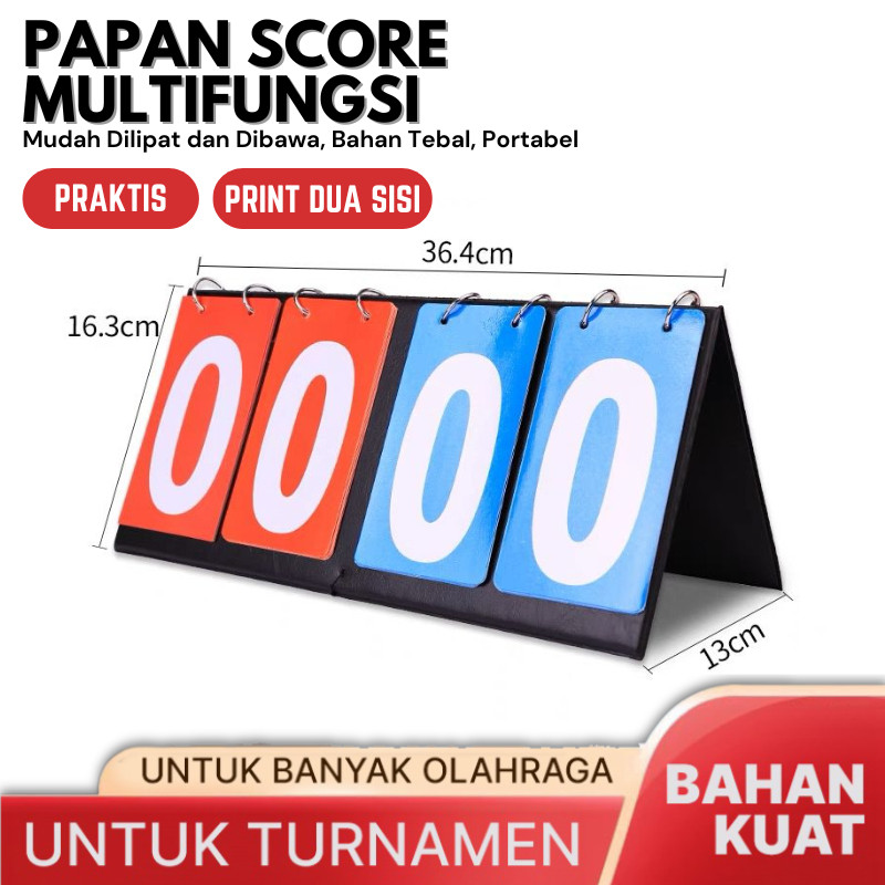 Jual BBAK Papan Skor 4 Digit Angka Score Board Bola Voli Bola Basket ...