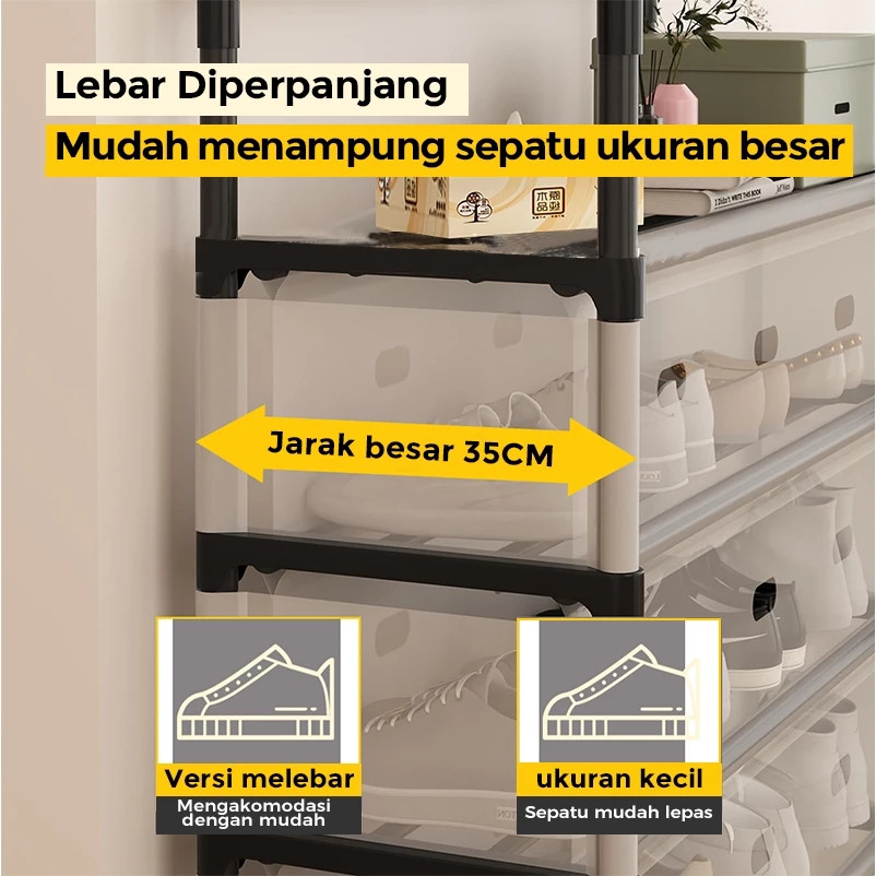 Jual Rak Topi & Sepatu 3 Tingkat - Organizer Penyimpanan - Bahan Kuat ...