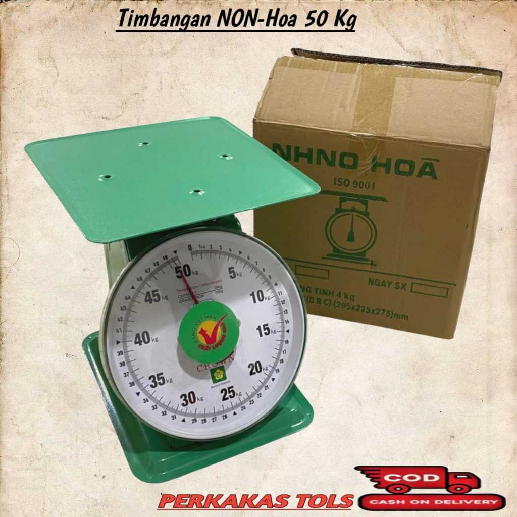 Jual NEW!!! RENKMHE Timbangan Manual Jarum Vietnam Kapasitas 50 Kg Spring Dial Scale Besi Plat ...