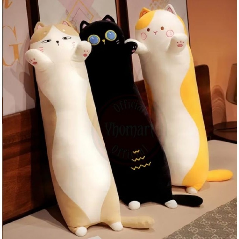 Jual [SS]Guling Kucing Jumbo uk 1meter | Bantal Guling Kucing Mainan ...