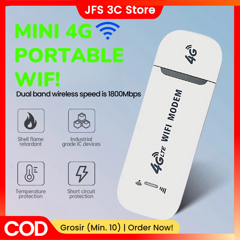 Jual Modem WIFI 4G Support All Operator SIM card 150 Mbps Modem 4G LTE ...