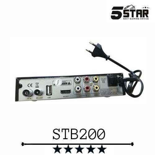 Jual 5STAR STB200 SETBOX DVB T2 TV ANALOG TO TV DIGITAL STB 200 5 ...