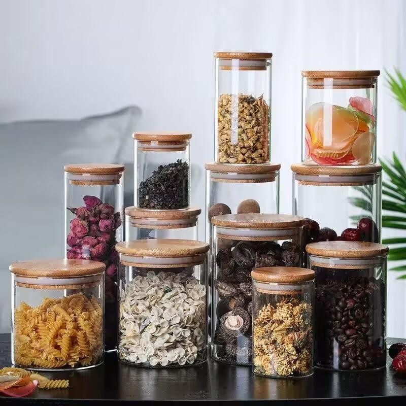 Jual Tabung Kaca Elegan dengan Tutup Kayu untuk Hadiah Spesial Toples ...