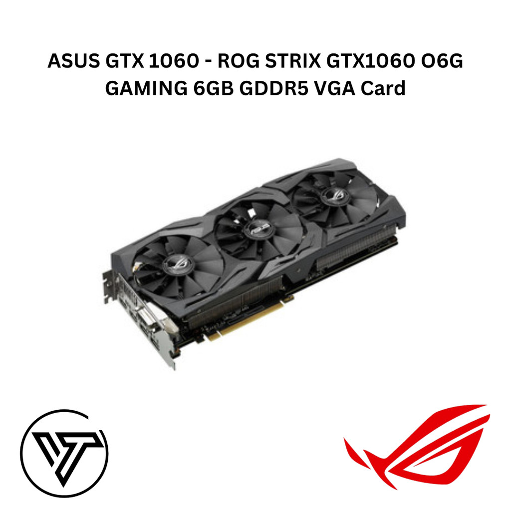 Jual ASUS GTX 1060 - ROG STRIX GTX1060 O6G GAMING 6GB GDDR5 VGA Card ...