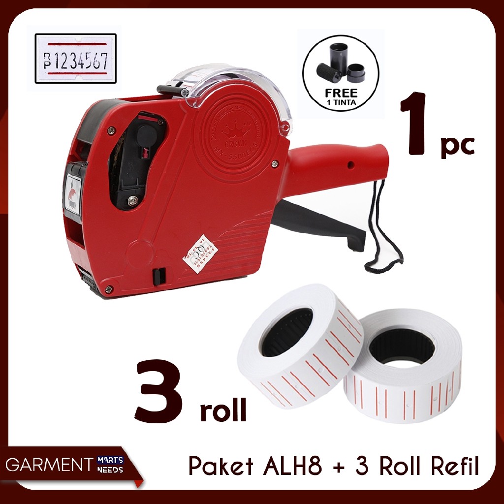 Jual ALAT LABEL HARGA PRICE LABELLER MX 5500 & 3 ROLL | Shopee Indonesia