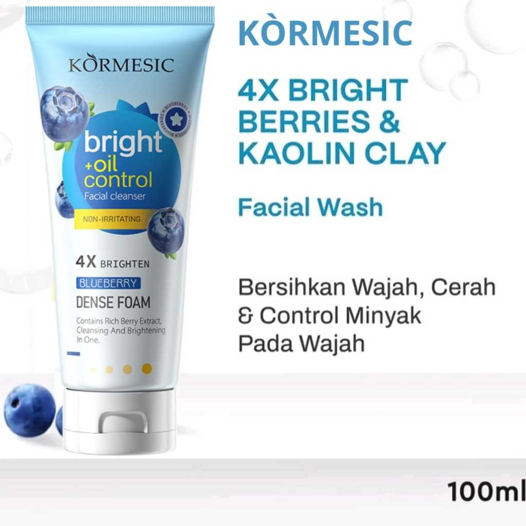 Jual Kormesic Perfect Bright Creamy Foam Brightening + Oil Control 100 ml - Facial Wash Untuk ...