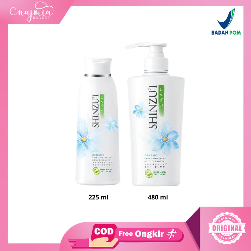 Jual Najmia 2 - Shinzui Body Cleanser Botol 225Ml & Pump 480Ml I Sabun ...