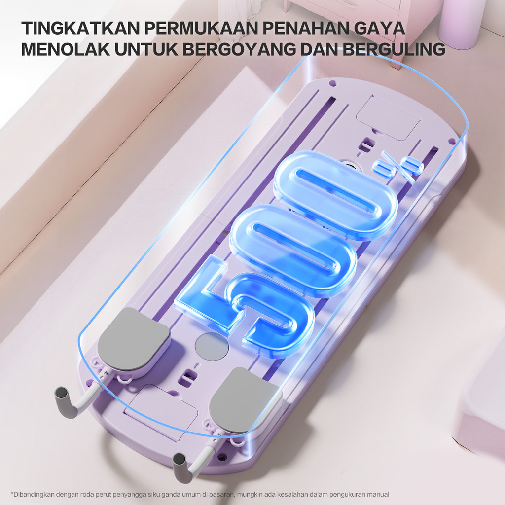 Jual TrailTop Papan Perut Aerobik 5 ln 1 Push Up AB Wheel Roller Plank Trainer Alat Sit Up ...