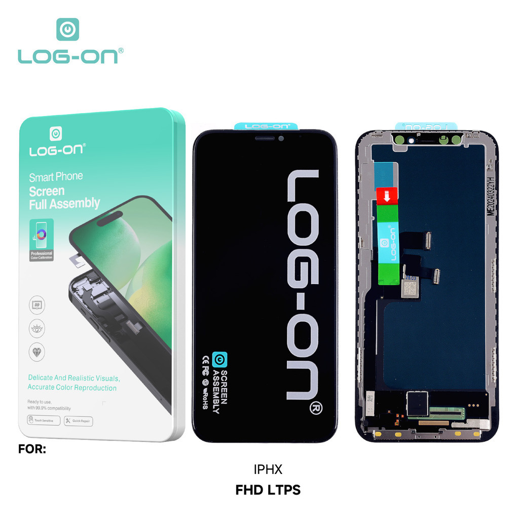 Jual LOG-ON LCD FOR IPH X / XR / XS / XS MAX FHD LTPS MOVE IC FULLSET ...