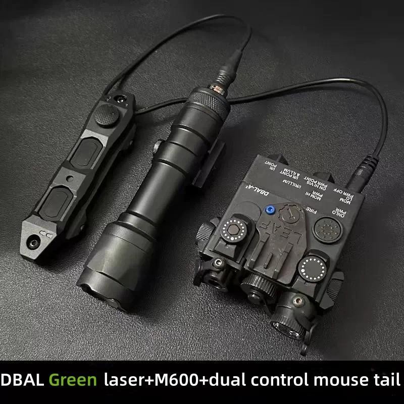 Jual DBAL-A2 Red Dot Green IR Laser Indicator PEQ15 Infrared Laser M600 ...