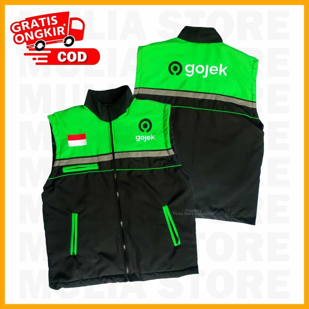 Jual Rompi Motor Anti Angin Go Jek Grabbike Maxim Gelembung Puffer ...