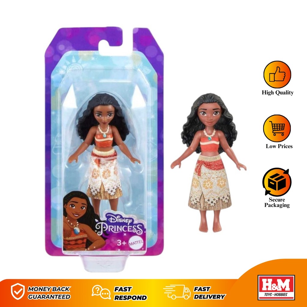 Jual Disney Princess Small Doll Moana - Boneka Disney Princess - Mattel ...