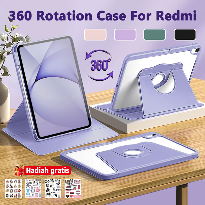 Jual 360° Rotate Acrylic Casing Redmi Pad Pro 12.1/SE 11/10.61/ Poco ...