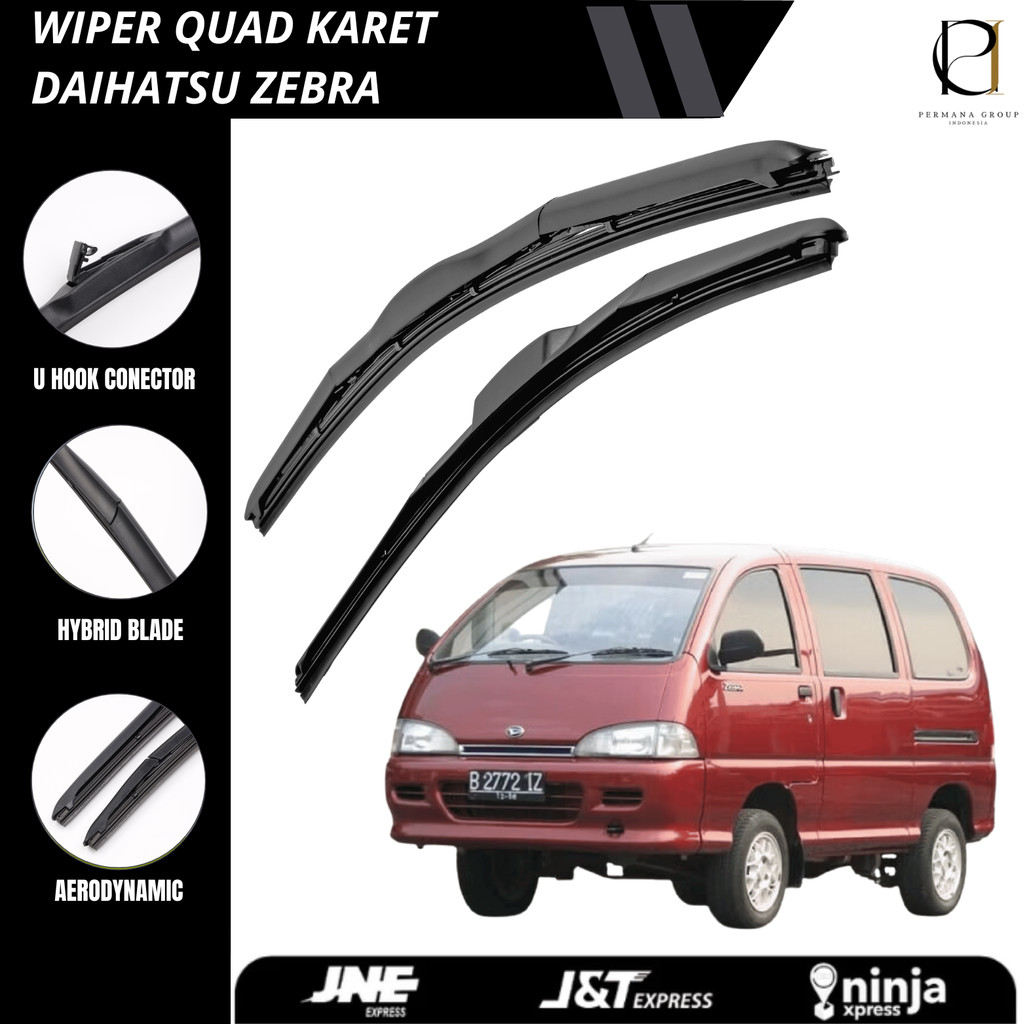 Jual [COD] Wiper Frameless Hybrid Universal - Mobil Daihatsu Zebra - 1 ...