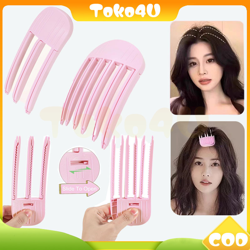Jual jepit rambut anti lepek korea/magic volume up hair clip anti lepek ...