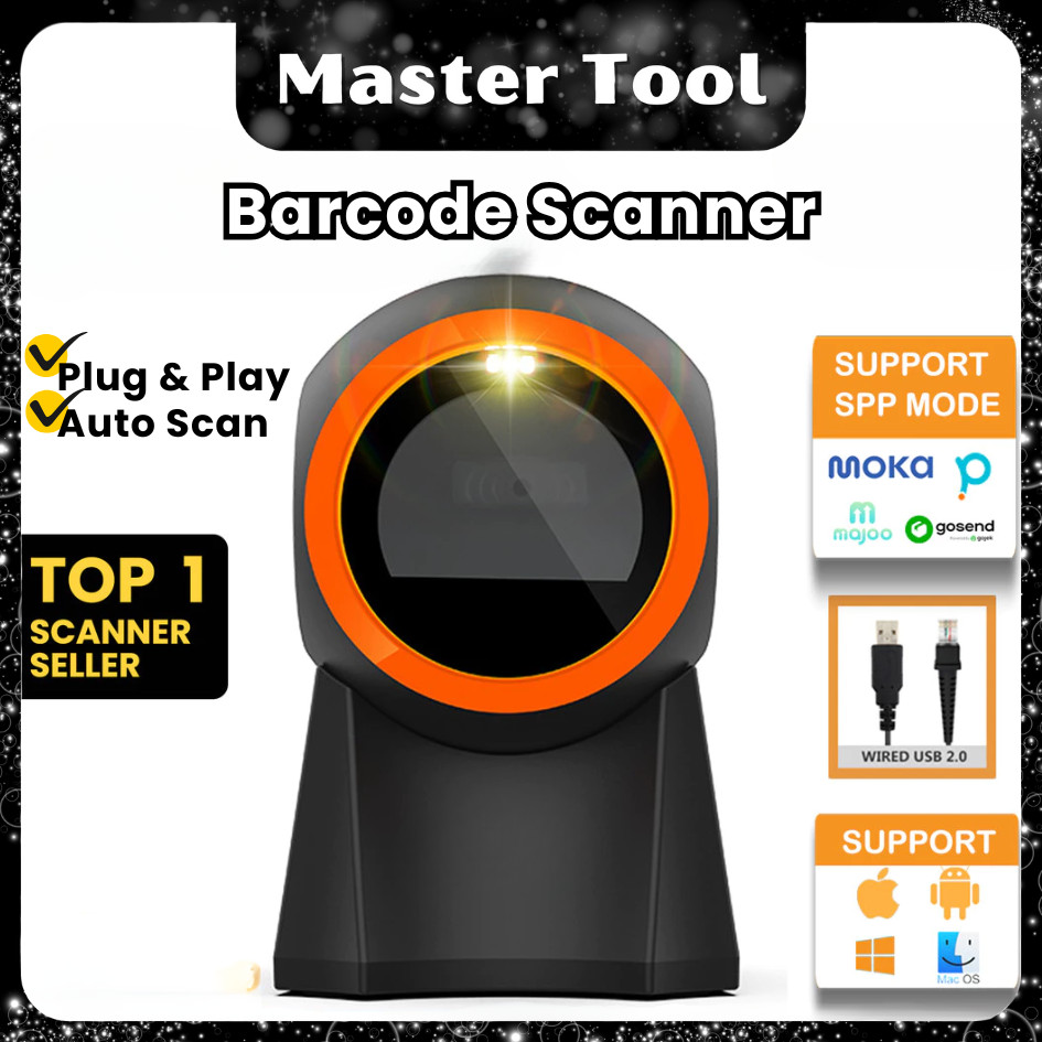 Jual Master Tool (Garansi 1 Tahun) Barcode Scanner Omni 1D/2D AutoScan ...