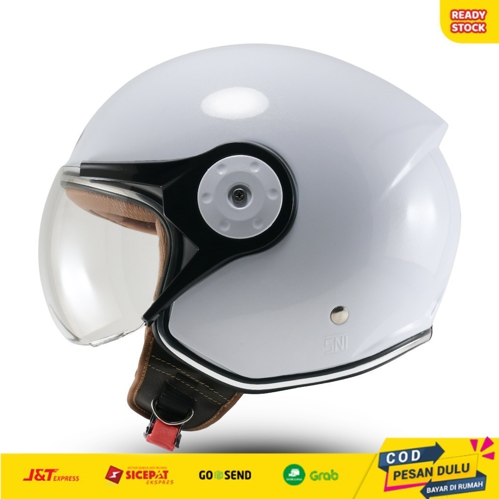 Jual Helm Bogo Rsix Esperanza Retro Dewasa Pria Wanita Motor Sni Helem ...